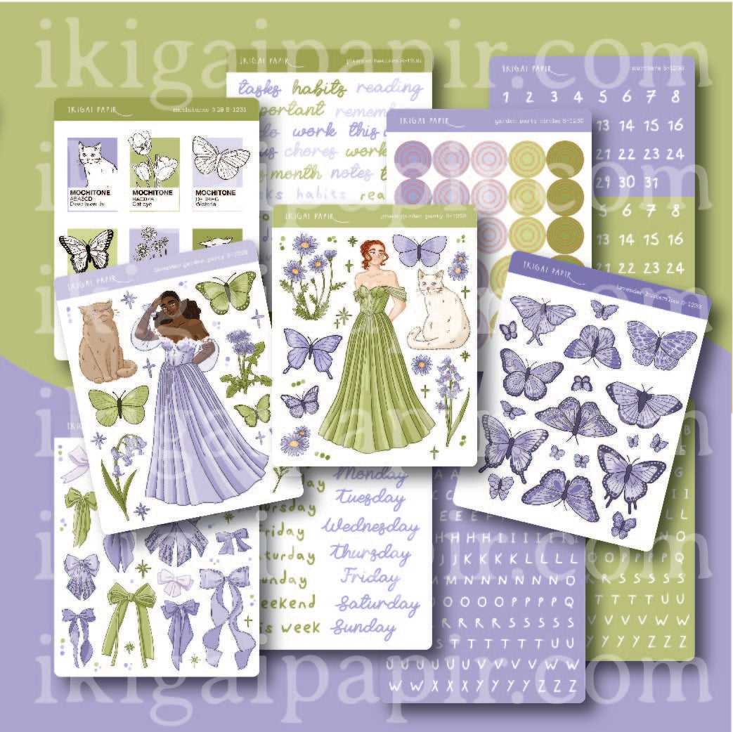 Garden Party Sticker Bundle – ikigaipapir