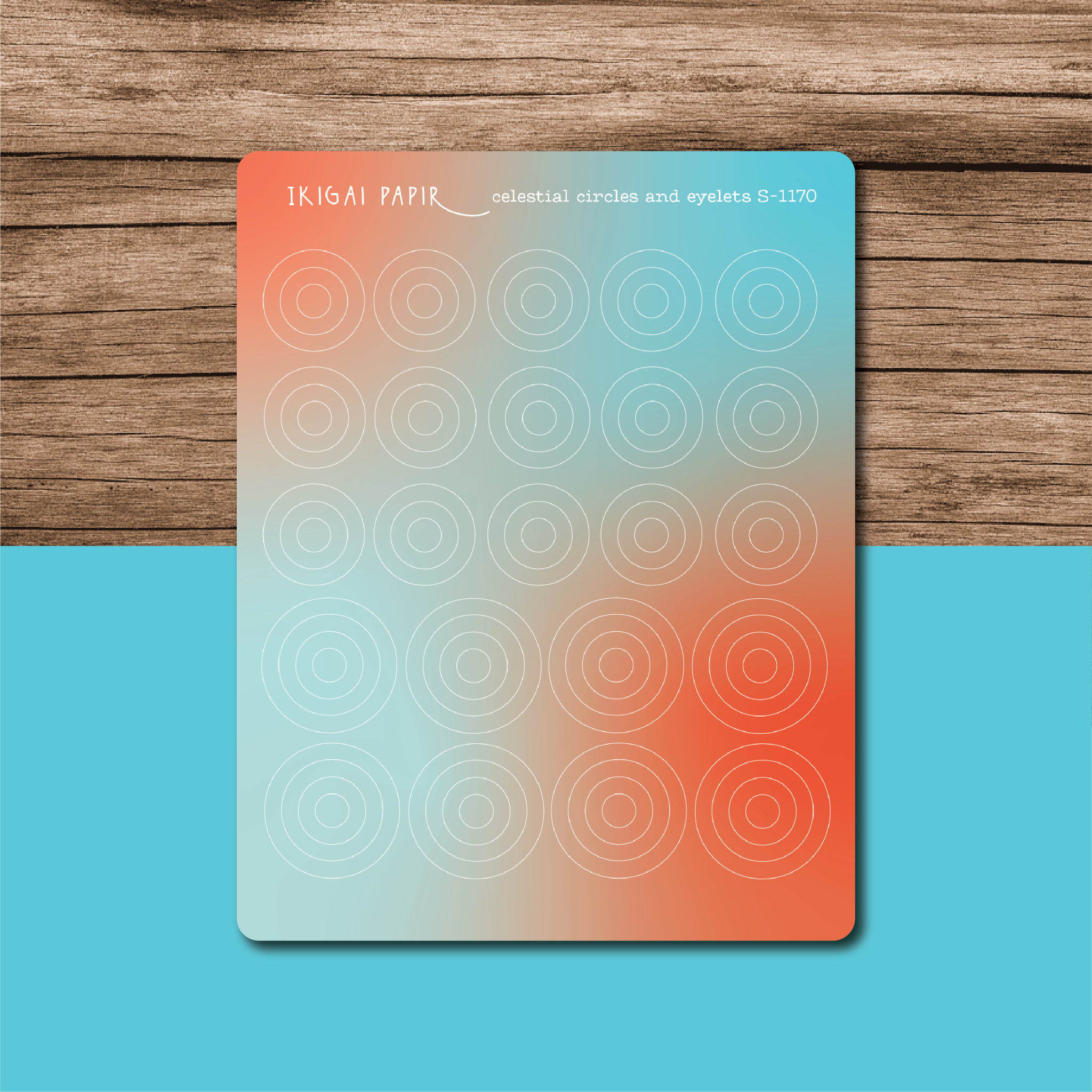 Celestial Circles & Eyelets Sticker Sheet – ikigaipapir