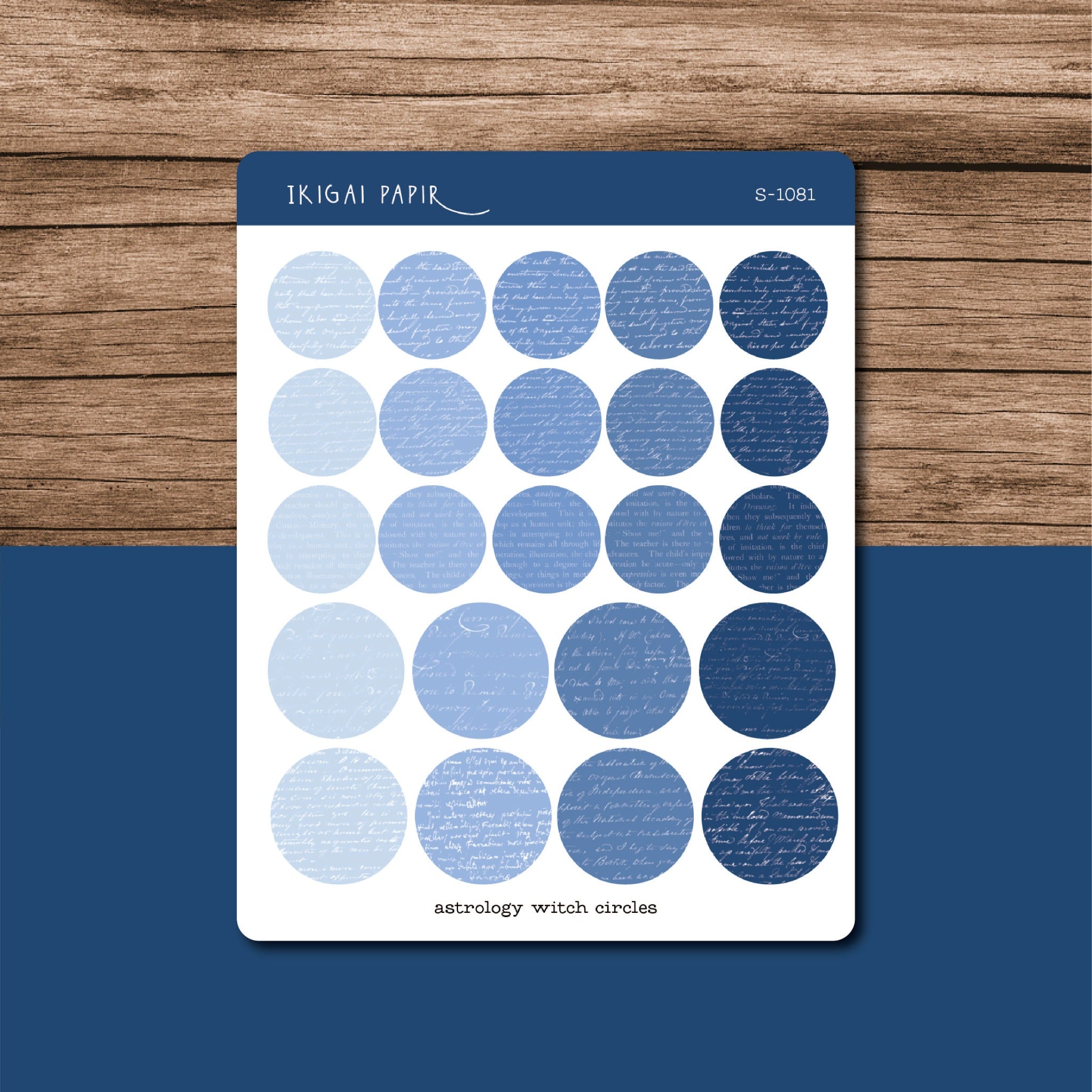 Astrology Circles & Eyelet Sticker Sheet – ikigaipapir