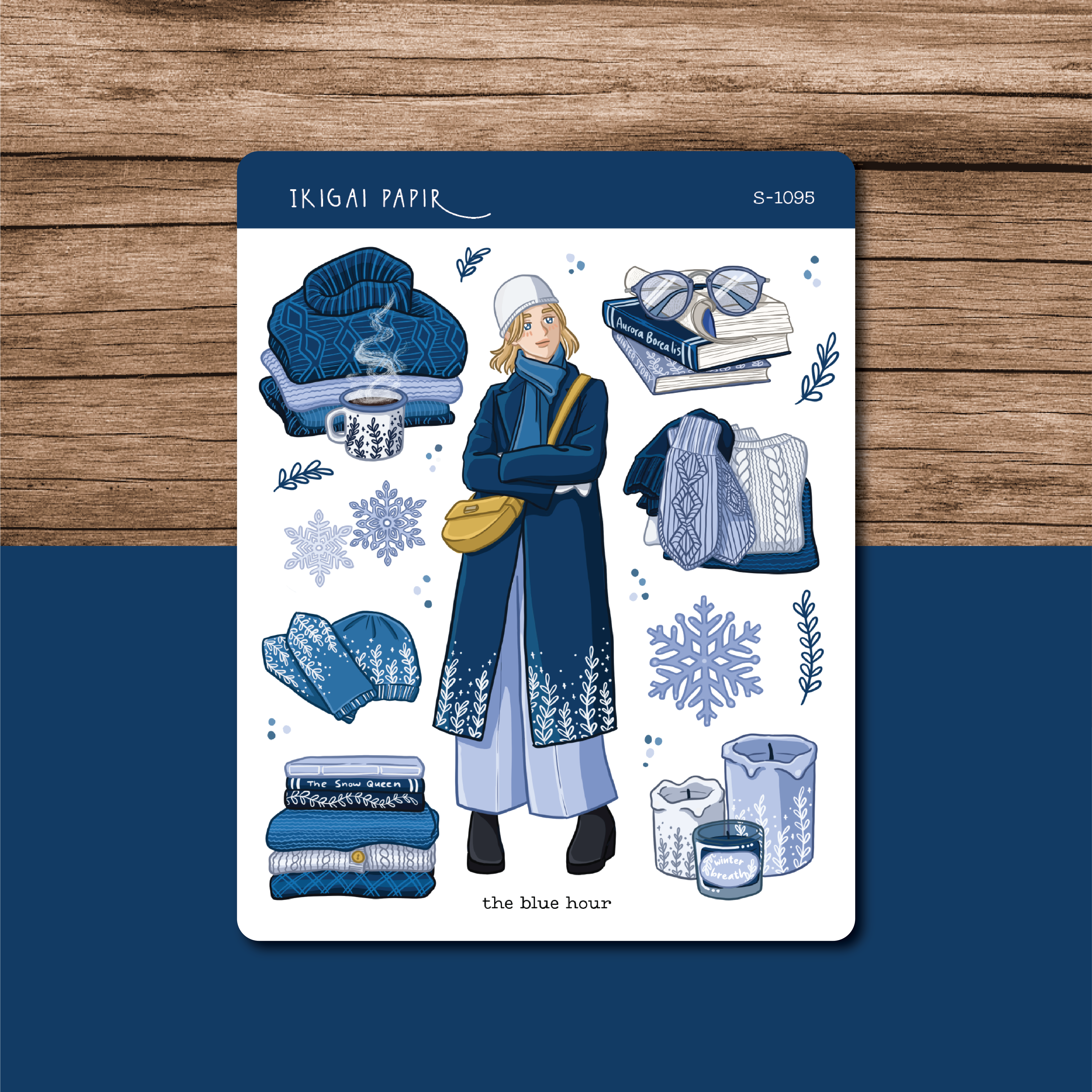 The Blue Hour Sticker Sheet – ikigaipapir